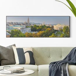 Bilderwelten Wechselbild Blick &uuml;ber Wien