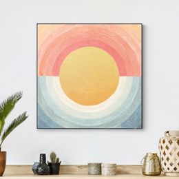 Bilderwelten Wechselbild Sonne zwischen Himmel und Meer