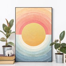Bilderwelten Wechselbild Sonne zwischen Himmel und Meer