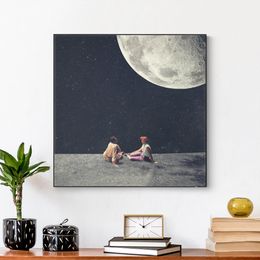 Bilderwelten Wechselbild Zweisamkeit im Mondlicht