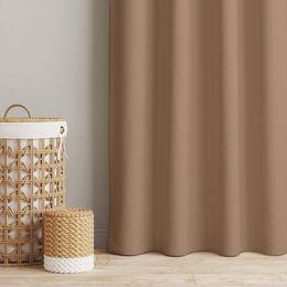 Bilderwelten Vorhang Beige - blickdichte Gardine Unifarben Wohnzimmer Schlafzimmer K&uuml;che Bad Badezimmer Jugendzimmer Kinderzimmer Beige
