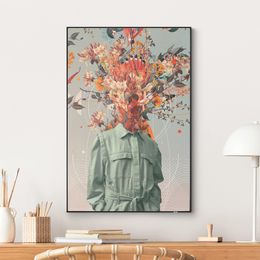 Bilderwelten Wechselbild Blumen Portr&auml;t - Bl&uuml;ten in Orange