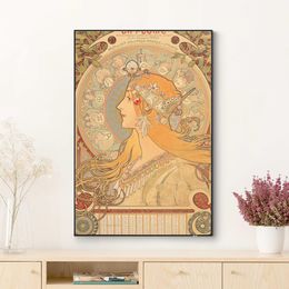 Bilderwelten Wechselbild Alfons Mucha - Sternkreiszeichen