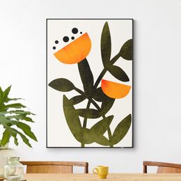 Bilderwelten Wechselbild Bl&uuml;ten in Orange