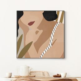 Bilderwelten Wechselbild Illustration Frauenportrait
