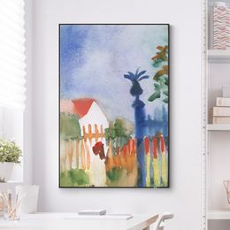 Bilderwelten Wechselbild August Macke - Gartentor