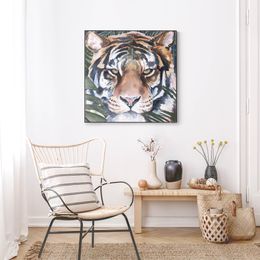 Bilderwelten Wechselbild Tiger im Dschungel