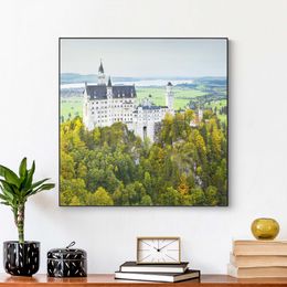 Bilderwelten Wechselbild Schloss Neuschwanstein Panorama