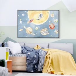 Bilderwelten Wechselbild Aquarell Unser Planetensystem