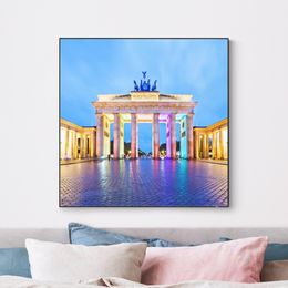 Bilderwelten Wechselbild Erleuchtetes Brandenburger Tor