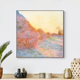 Bilderwelten Wechselbild Claude Monet - Strohschober