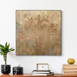 Bilderwelten Wechselbild Waldlichtung mit Orangenbaum bei Tag