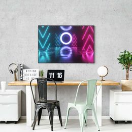 Bilderwelten Wechselbild Bunte Neonlichter