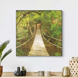 Bilderwelten Wechselbild Dschungelbr&uuml;cke
