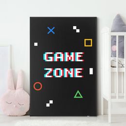 Bilderwelten Wechselbild Pixel Spruch Game Zone