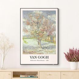 Bilderwelten Wechselbild Vincent van Gogh - Bl&uuml;hender Pfirsichbaum - Museumsedition