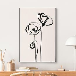 Bilderwelten Wechselbild Mohn Illustration I