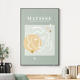 Bilderwelten Wechselbild Matisse Interpretation - Gesicht und Sterne