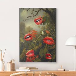 Bilderwelten Wechselbild Lippen Dschungel