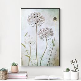Bilderwelten Wechselbild Lauchbl&uuml;ten in Pastell