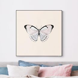 Bilderwelten Wechselbild Schmetterling auf Beige