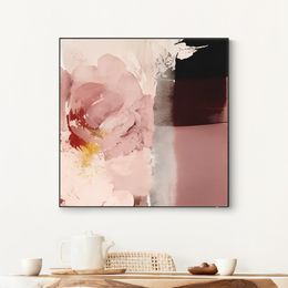 Bilderwelten Wechselbild Abstrakte Blume Rosa