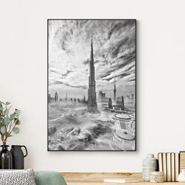 Bilderwelten Wechselbild Dubai Super Skyline