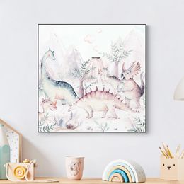 Bilderwelten Wechselbild Aquarell Dinowelt