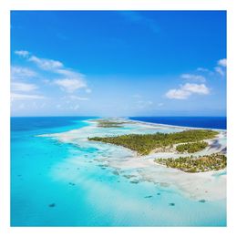 Bilderwelten Alu-Dibond Outdoor Bild Paradies auf Erden