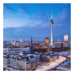 Bilderwelten Alu-Dibond Outdoor Bild Schnee in Berlin