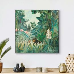 Bilderwelten Wechselbild Henri Rousseau - Dschungel am &Auml;quator