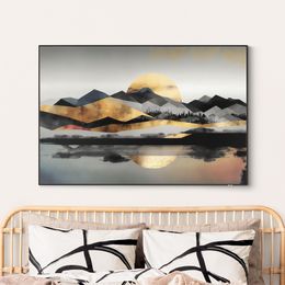 Bilderwelten Wechselbild Geometrische Landschaft