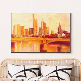Bilderwelten Wechselbild Skyline Frankfurt