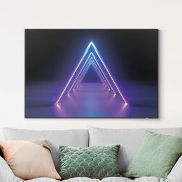 Bilderwelten Wechselbild Neon Dreieck