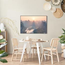 Bilderwelten Wechselbild Sonnenaufgang in Berglandschaft