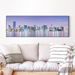 Bilderwelten Wechselbild Purple Miami Beach