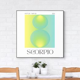 Bilderwelten Wechselbild Skorpion - Neon Poster