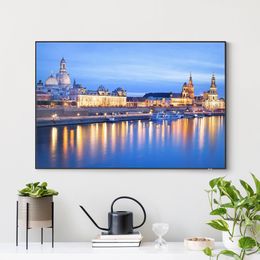 Bilderwelten Wechselbild Canaletto-Blick bei Nacht