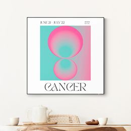 Bilderwelten Wechselbild Krebs - Neon Poster