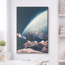 Bilderwelten Wechselbild Galaxie Ausblick genie&szlig;en