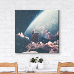Bilderwelten Wechselbild Galaxie Ausblick genie&szlig;en