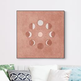 Bilderwelten Wechselbild Boho Mondphasen mit Sonne