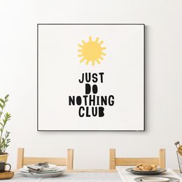 Bilderwelten Wechselbild Do Nothing Club Gelb