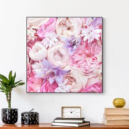 Bilderwelten Wechselbild Shabby Rosen mit Glockenblumen