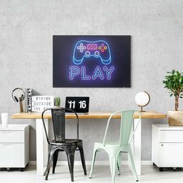 Bilderwelten Wechselbild Neon Gaming Controller