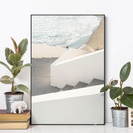 Bilderwelten Wechselbild Treppe zum Strand