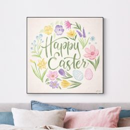 Bilderwelten Wechselbild Frohe Ostern mit Tulpen