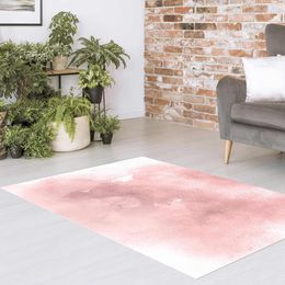 Bilderwelten Vinylteppich Aquarellstruktur Rosa Zuckerwatte