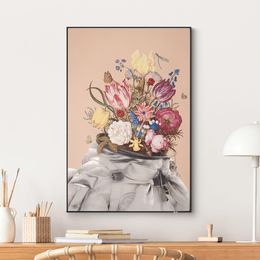 Bilderwelten Wechselbild Enkel Dika - Astronautenanzug mit Blumen