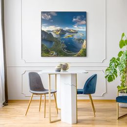 Bilderwelten Wechselbild Fjordblick in Reinebringen